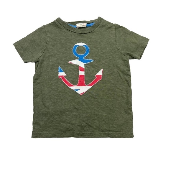 Mini Boden | Shirts & Tops | Mini Boden Anchor Appliqu Tee | Poshmark